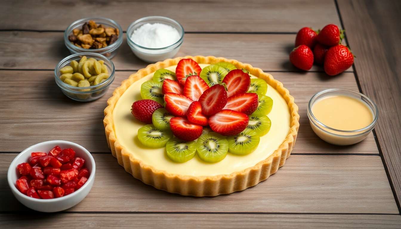 Tarte aux fraises et kiwis : un dessert irrésistible avec le Compact ...