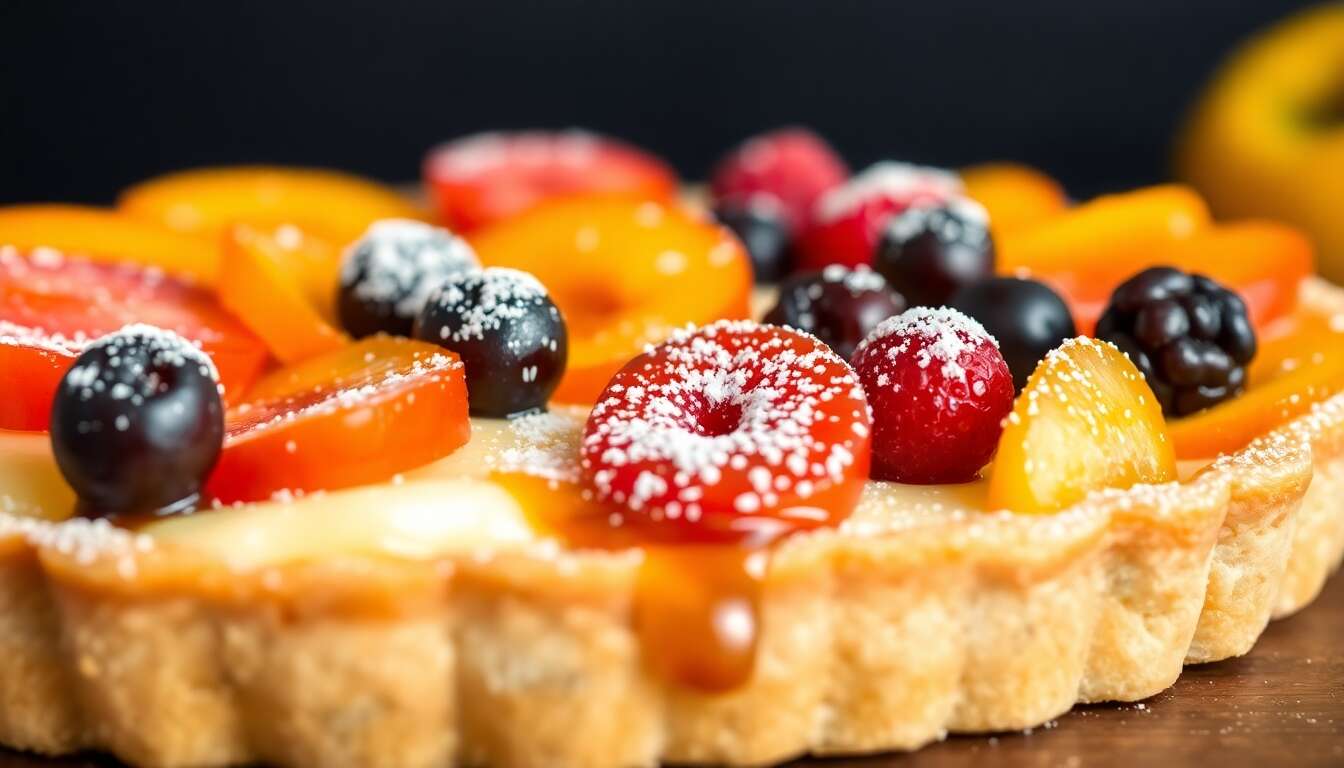 Tarte aux fruits rapide et délicieuse