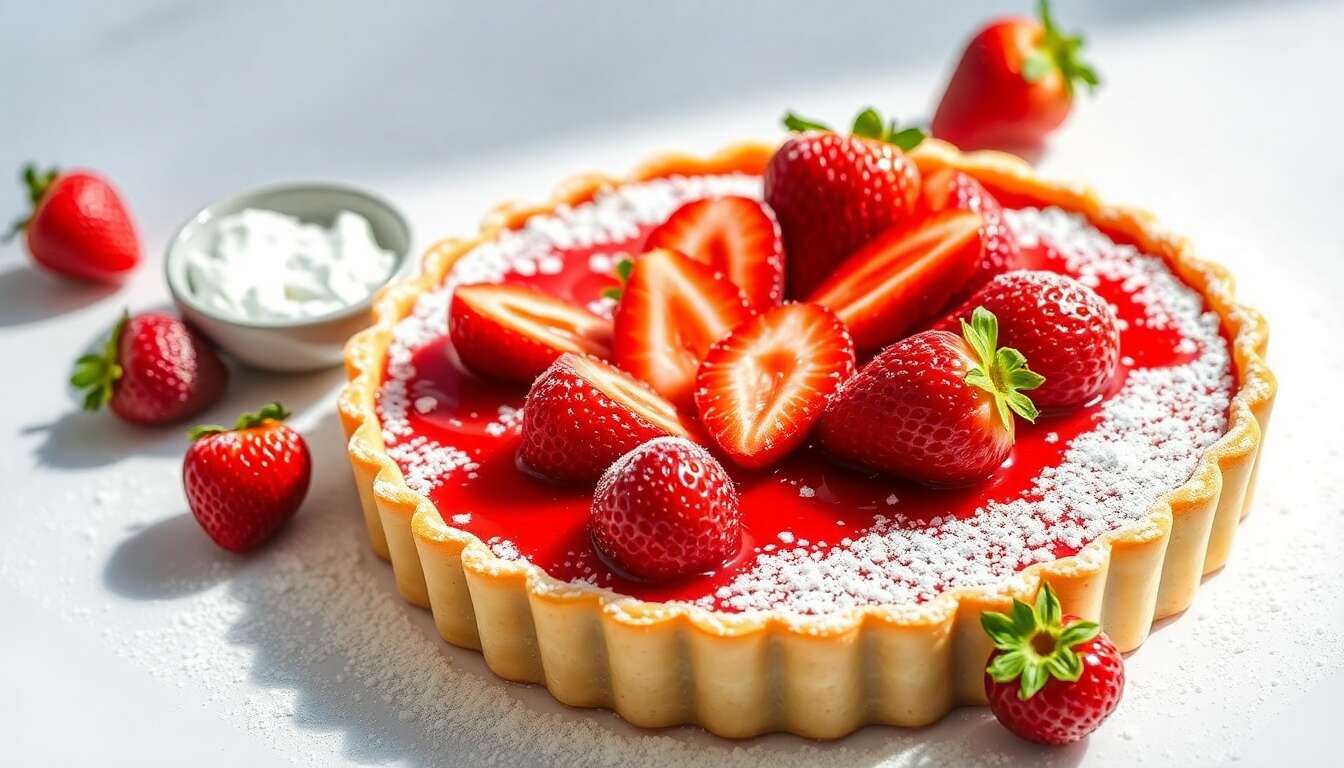 Tarte Aux Fraises Délicieuse : recette Simple Et Inoubliable