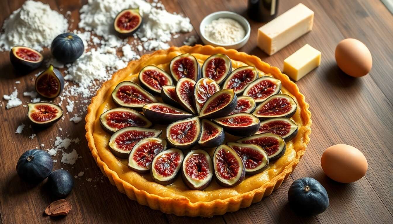 Tarte aux figues maison : une recette simplissime et savoureuse