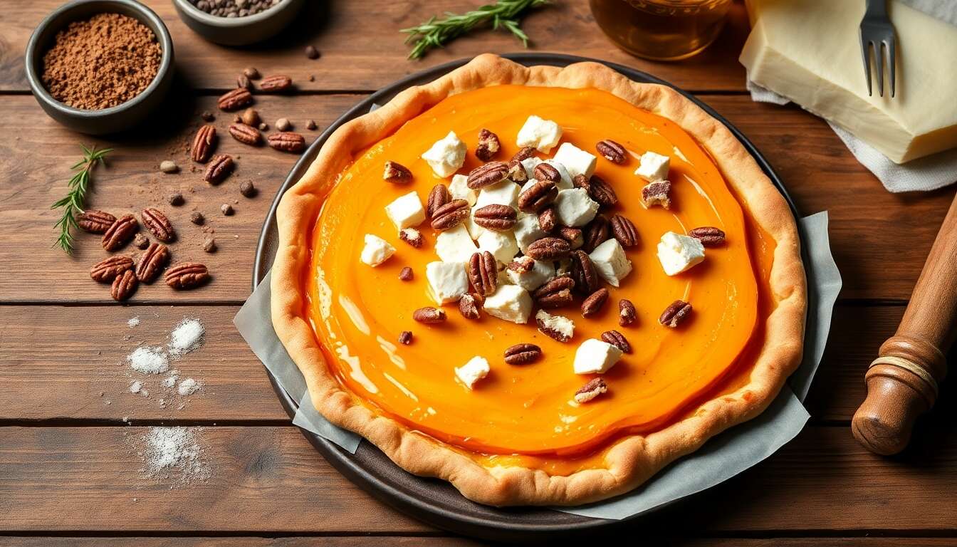 Tarte à la courge butternut confite : un délice à savourer