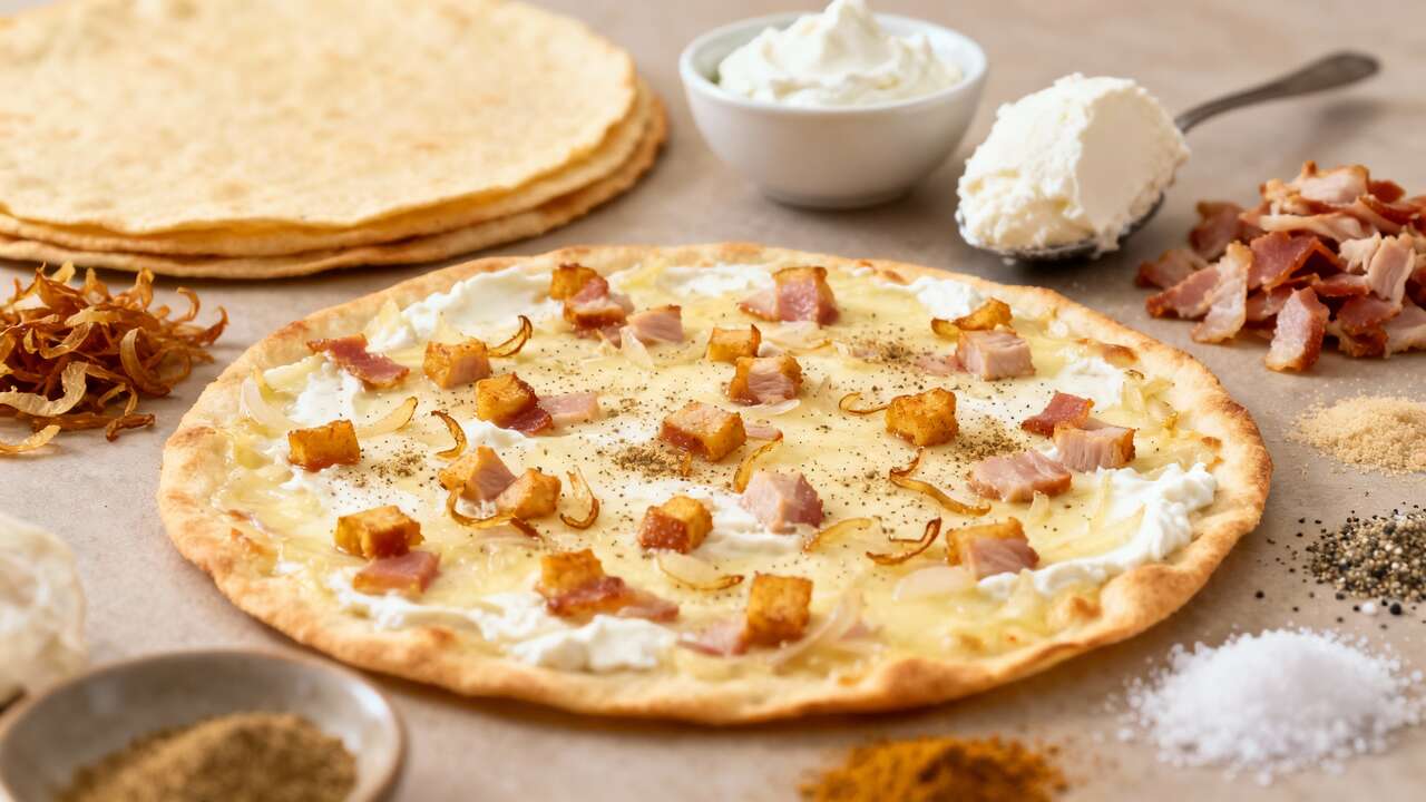 Recette Tarte Flambée Allégée : conseils Gourmands et Préparation Facile