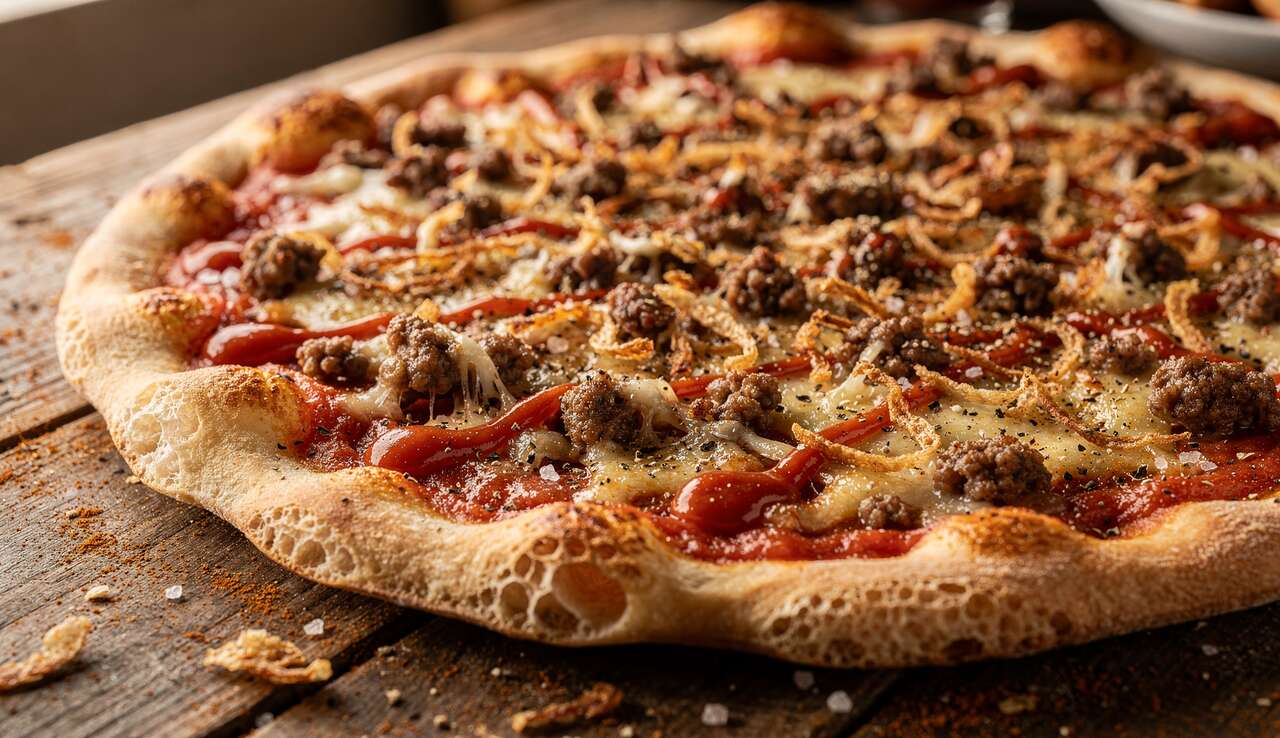 Pizza à la sriracha : une explosion de saveurs épicées avec de la ...