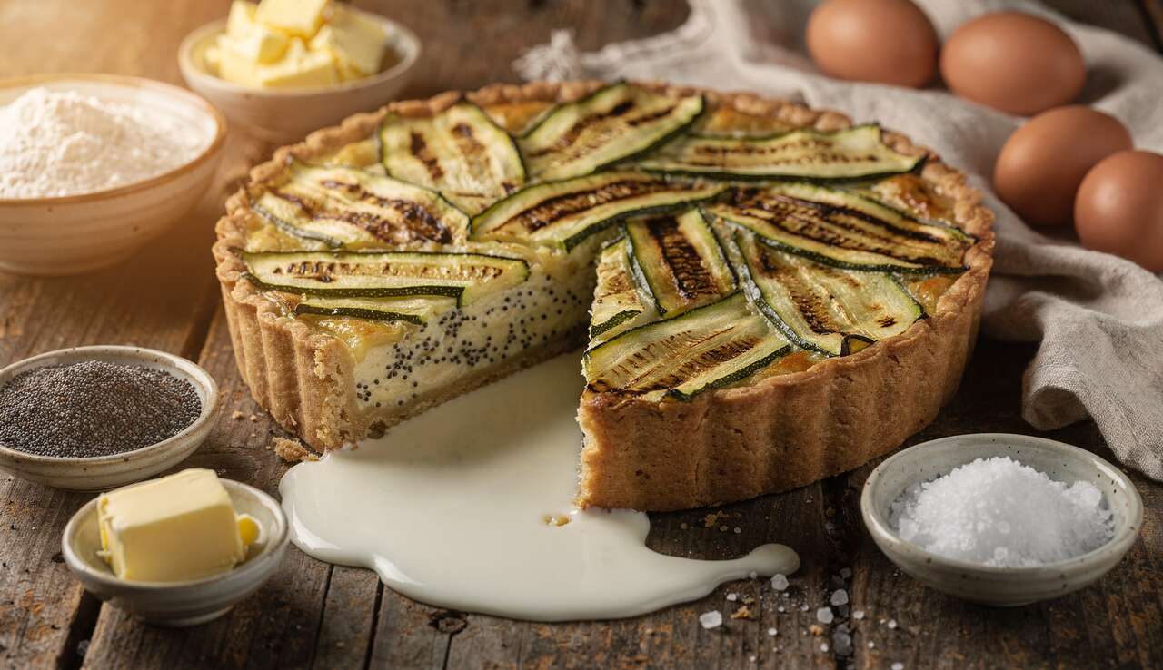 Tarte graphique et gourmande